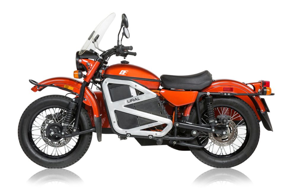Ural presenteert elektrisch zijspan prototype