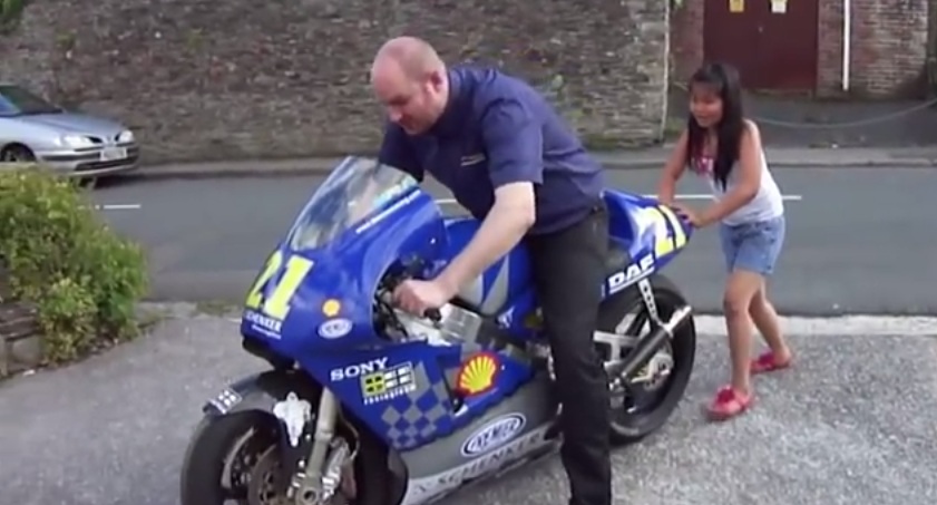 De oude NSR500V van Barry Veneman