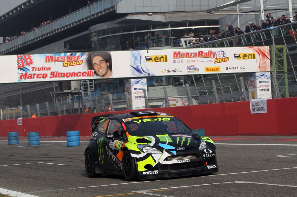 Rossi wint Monza Rally Show