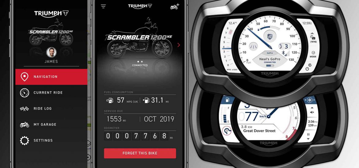 My Triumph Connectivity System vandaag - 16 december - leverbaar - Motor.NL