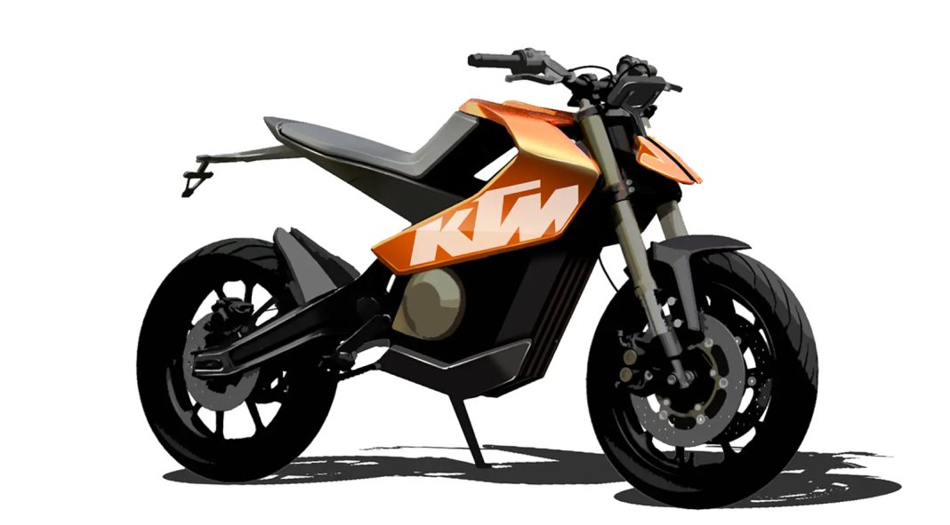De elektrische KTM E-Duke kan er zo uitzien!