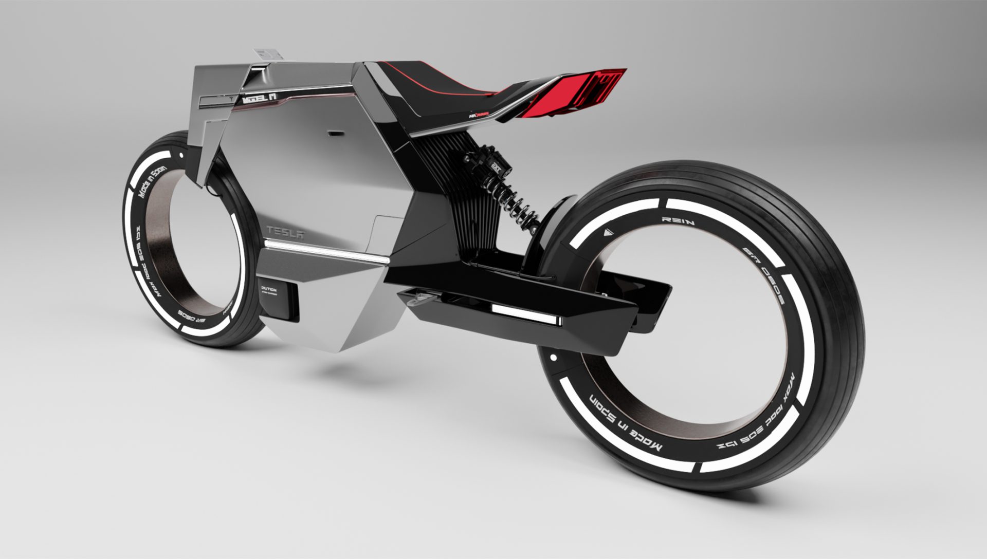 Tesla Model M Concept: fabelachtige café-racer of niet? - Motornieuws