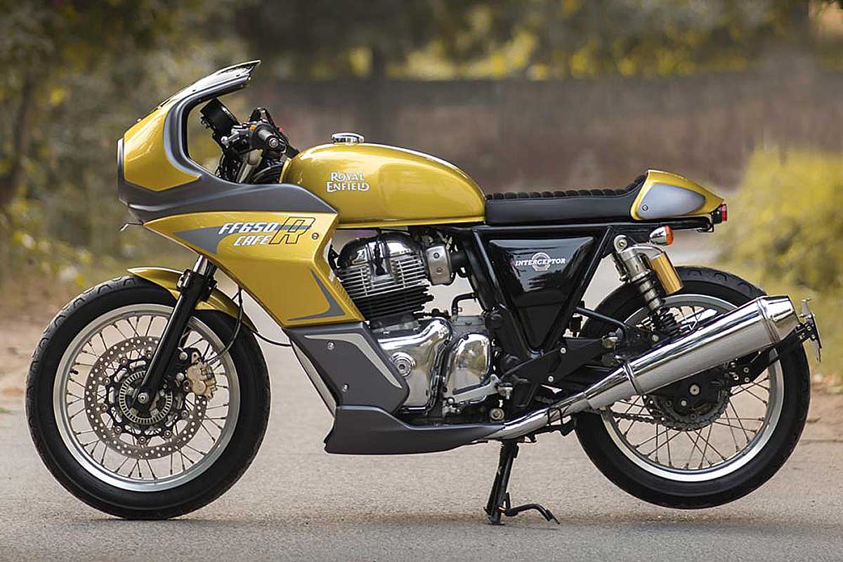 Royal Enfield Continental GT-R 650 Caféracer gespot!