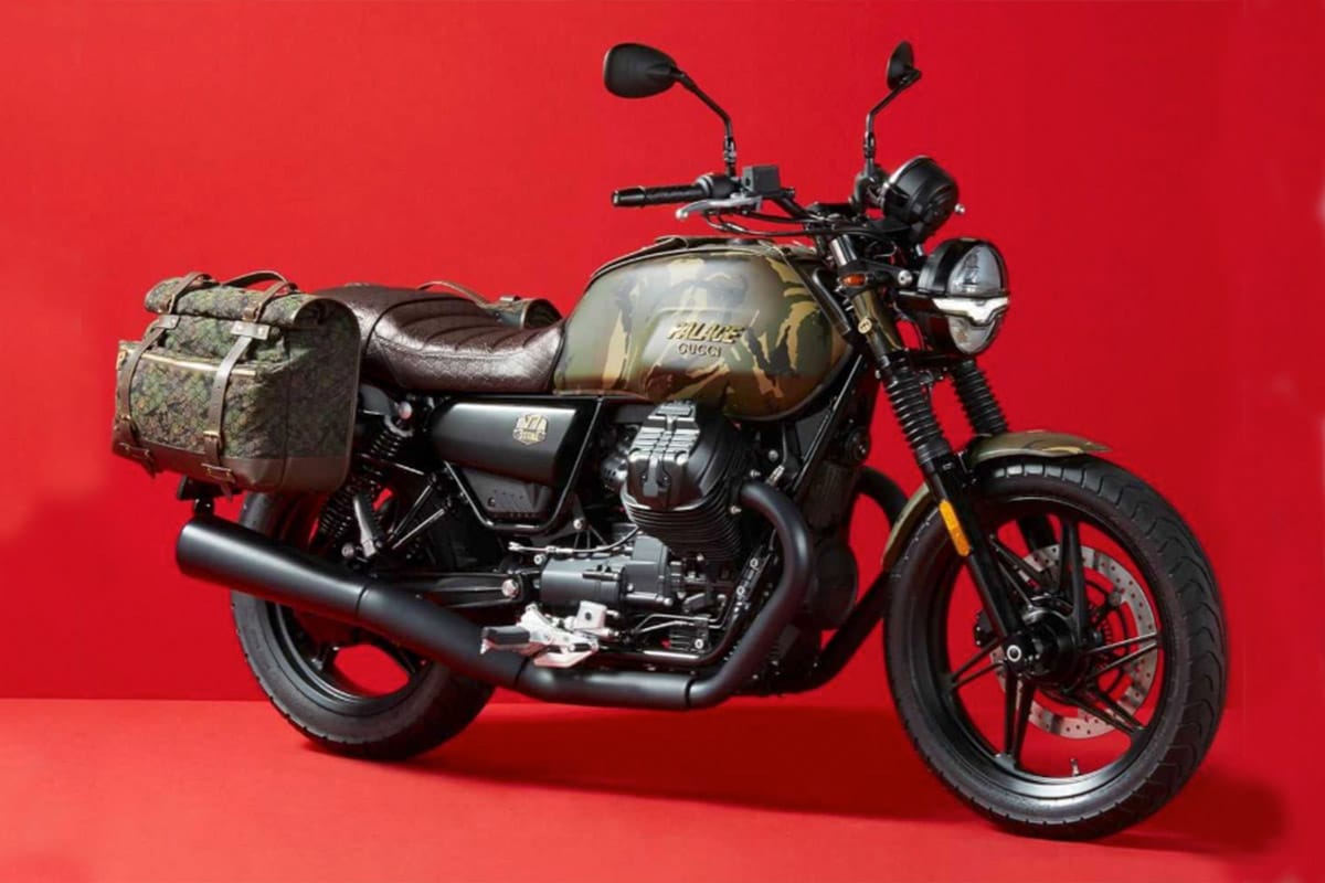 Voor de fashionista: Moto Guzzi V7 Gucci - Palace