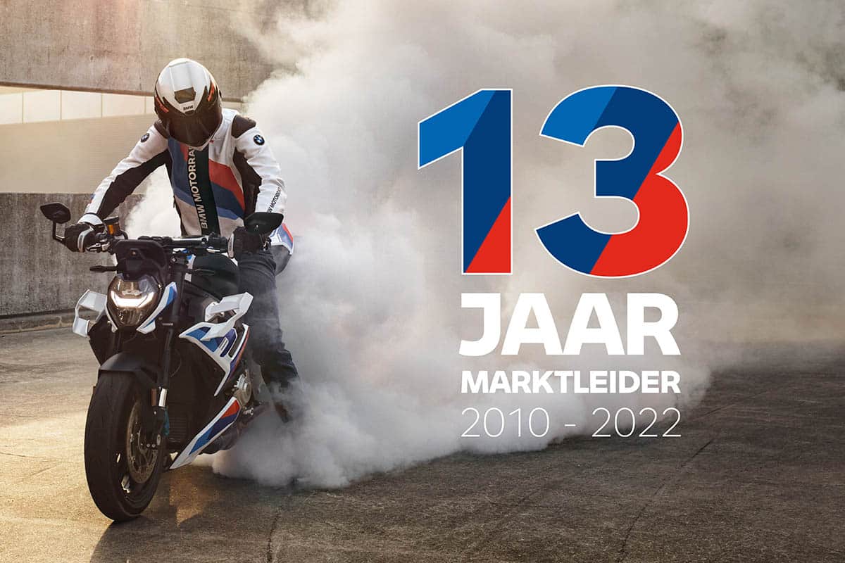 BMW Motorrad voor 13e keer op rij marktleider in Nederland