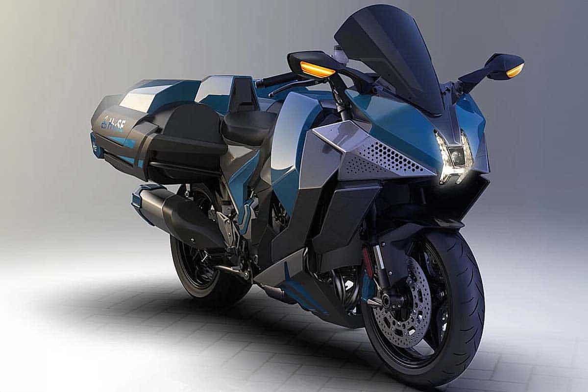 Kawasaki H2 HySE: Het eerste prototype van de waterstofmotorfiets
