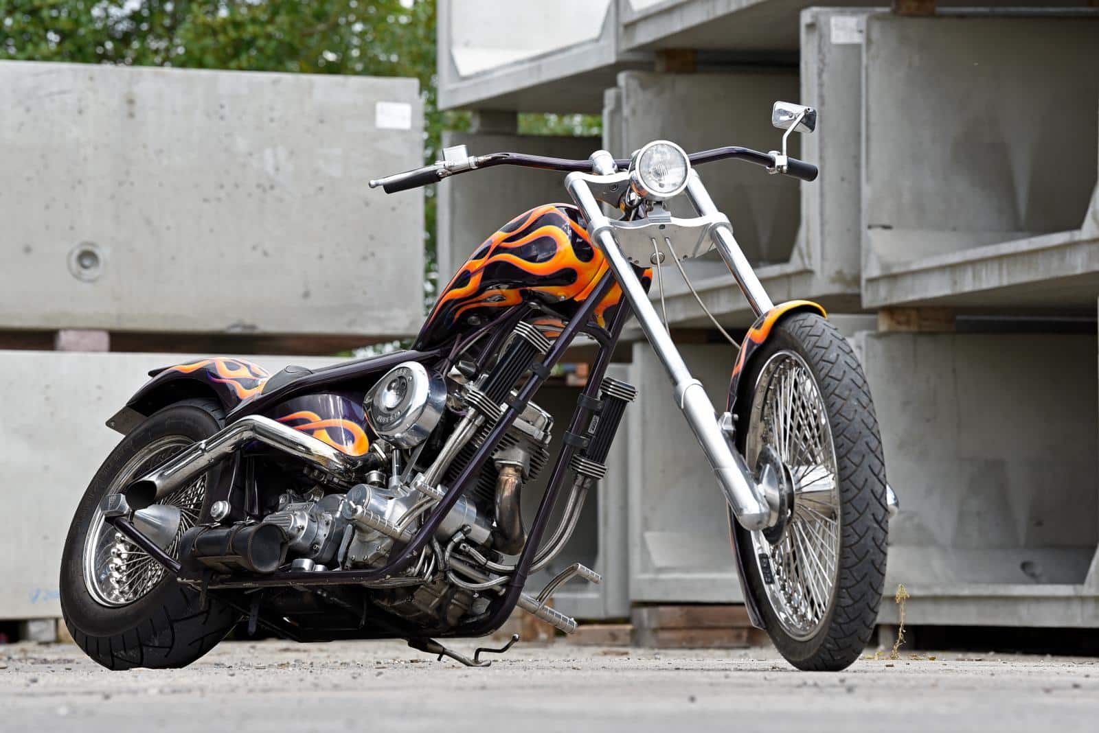 Stage to Street: Panhead chopper van Jurgen