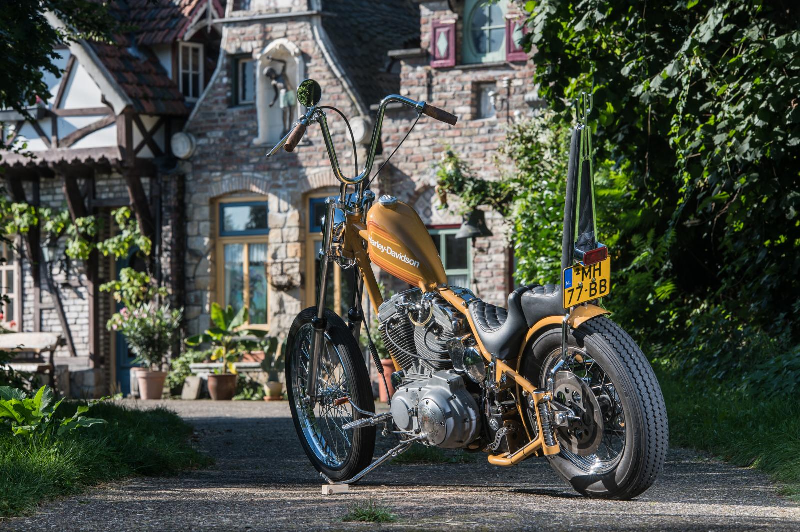 Plunjer Sporty: Peet’s Eigenbouw chopper