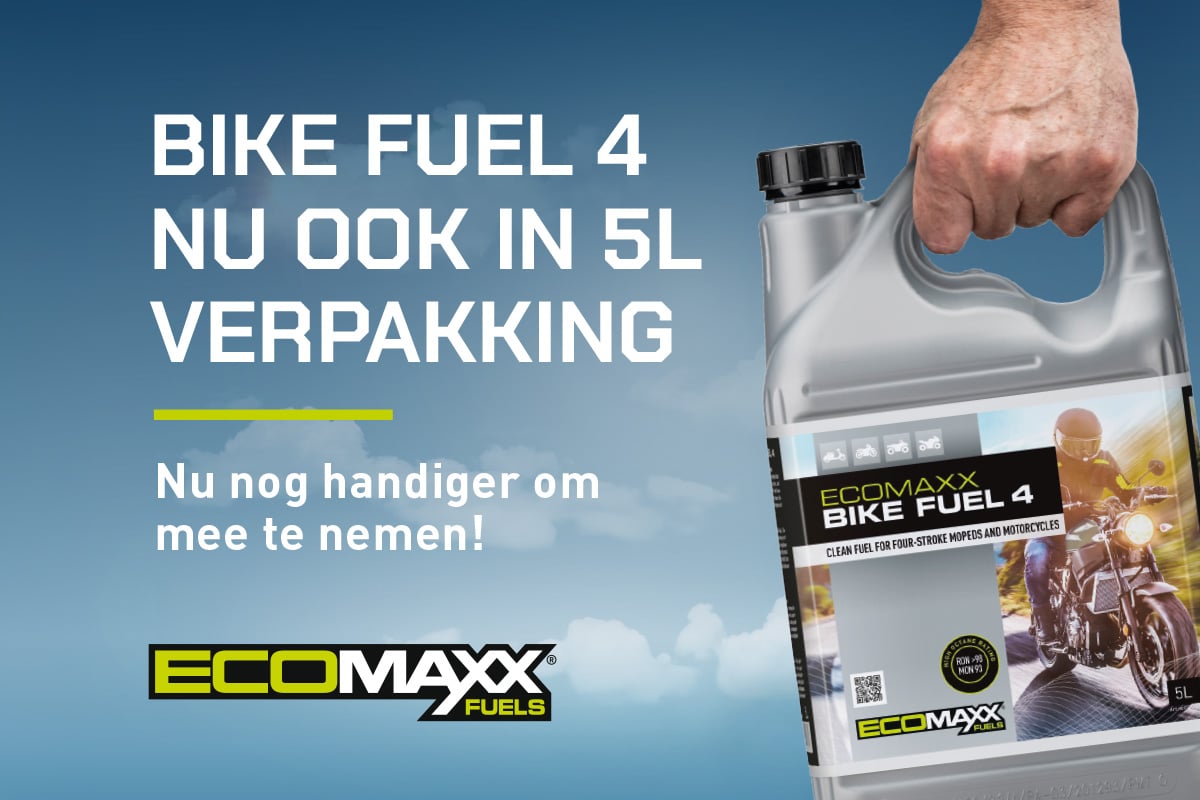 Ecomaxx lanceert Bike Fuel 4 in 5L jerrycan