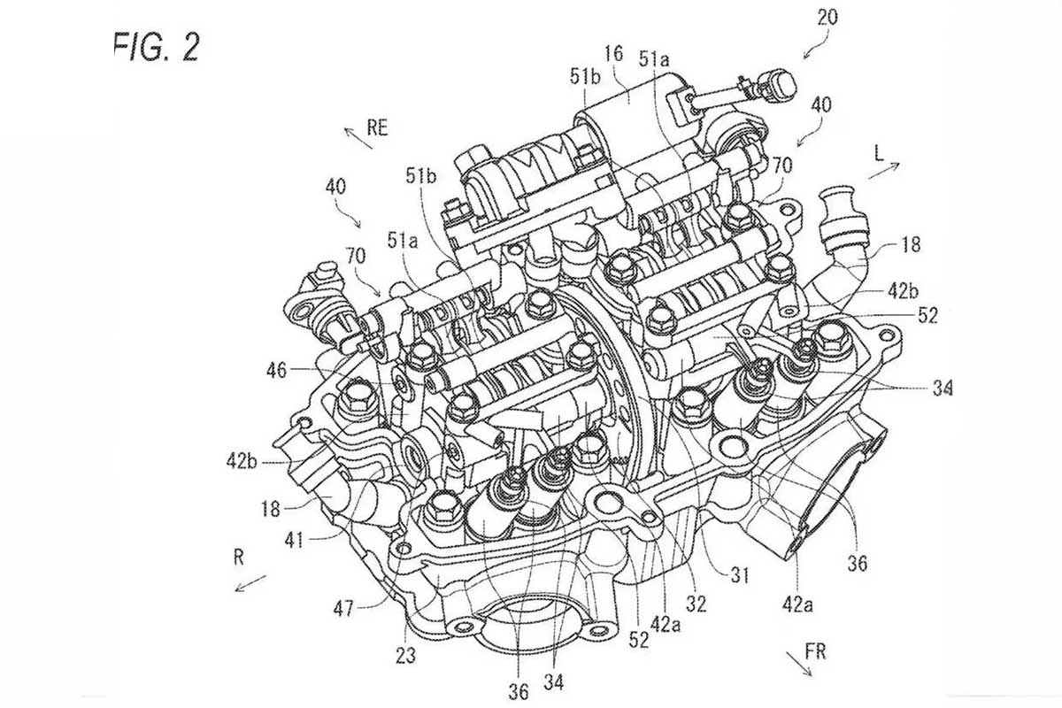 Patent Suzuki onthult geavanceerde tweetaktmotor