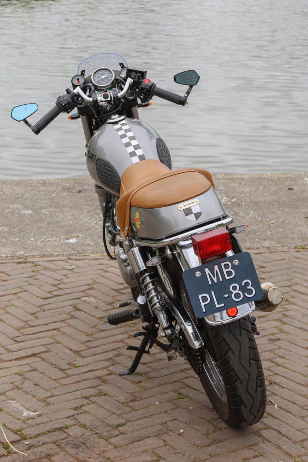 Volty: Suzuki 250 Caféracer van Klaas
