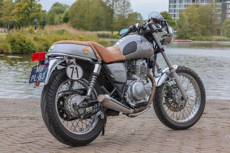 Volty: Suzuki 250 Caféracer van Klaas