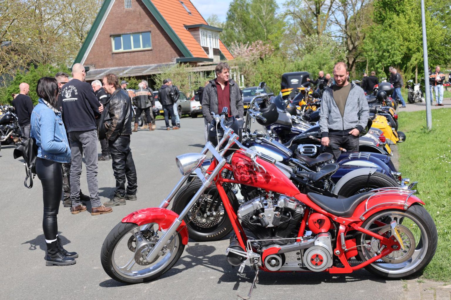 Feest bij Back Corner Custom Bikes