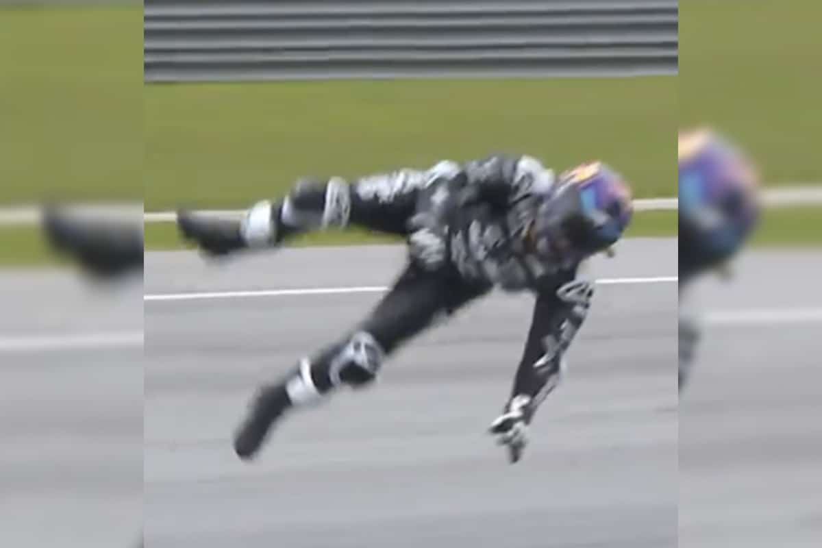 Video: Jorge Martín naar ziekenhuis na zware crash in Maleisië