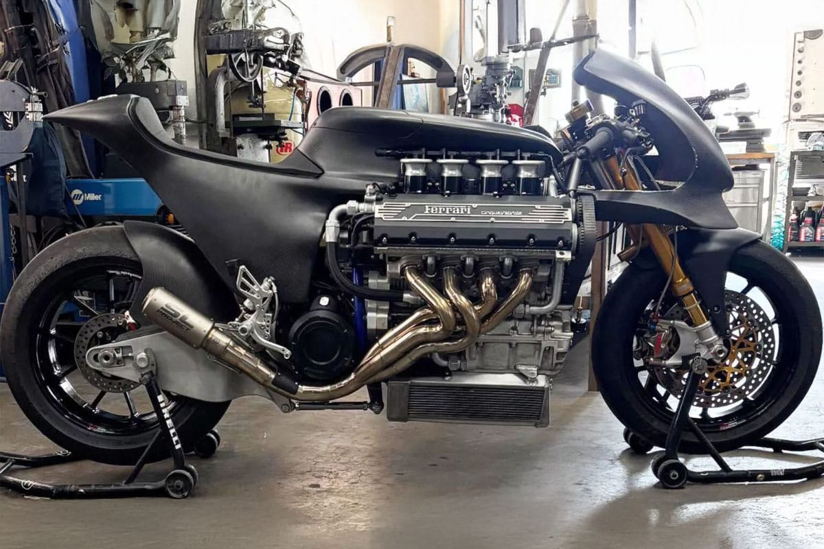 HF355: de Ferrari-motor op twee wielen is klaar