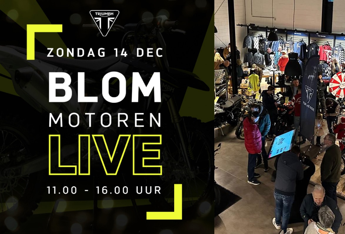 Blom Motoren organiseert op 14 december nieuwe editie van Blom Live